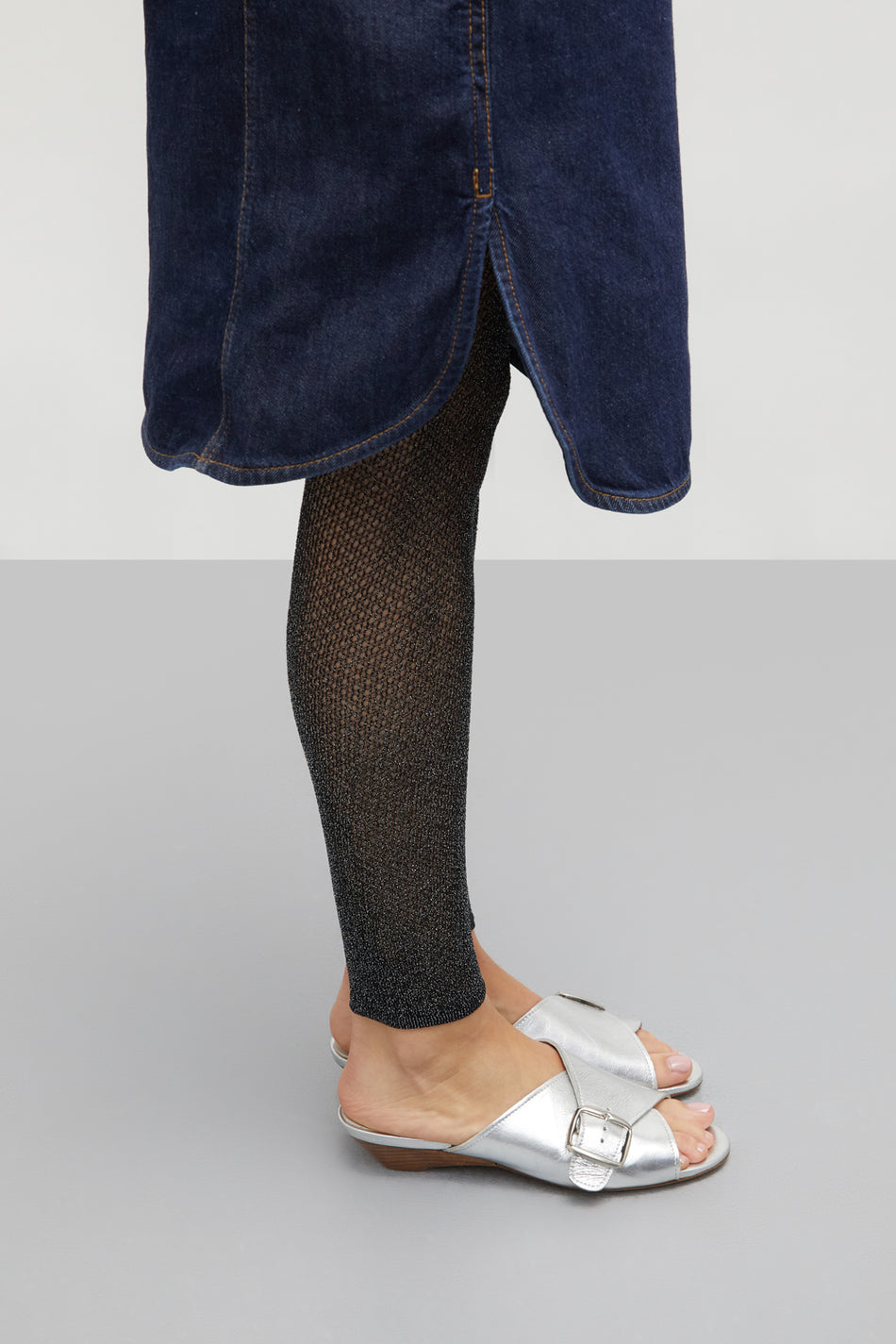 Grace Sandals in Silver Leather – Augusta the Brand