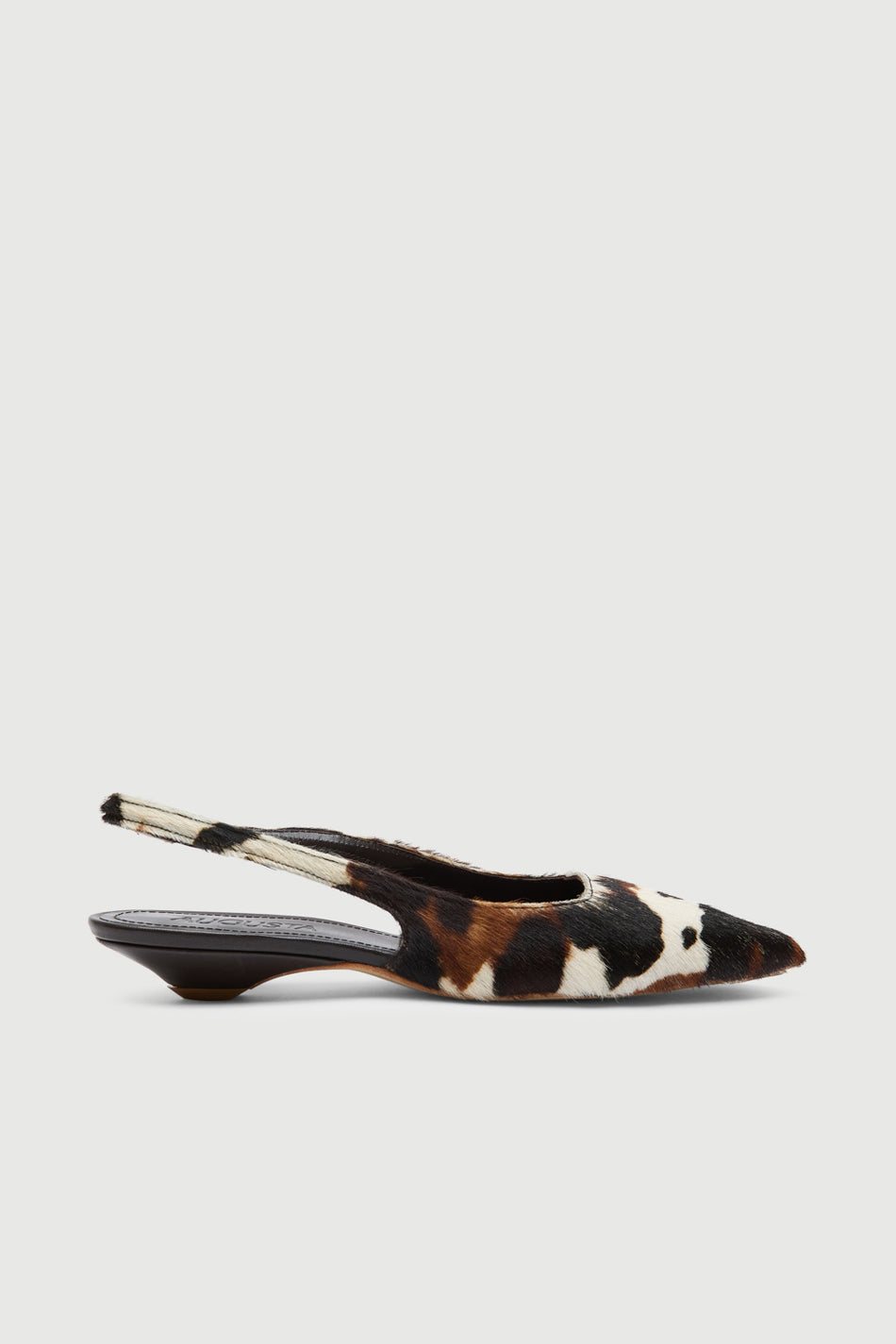 Harper Slingback Flats in Dark Cow Calf Hair – Augusta the Brand